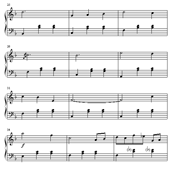 圆舞曲 歌谱简谱网